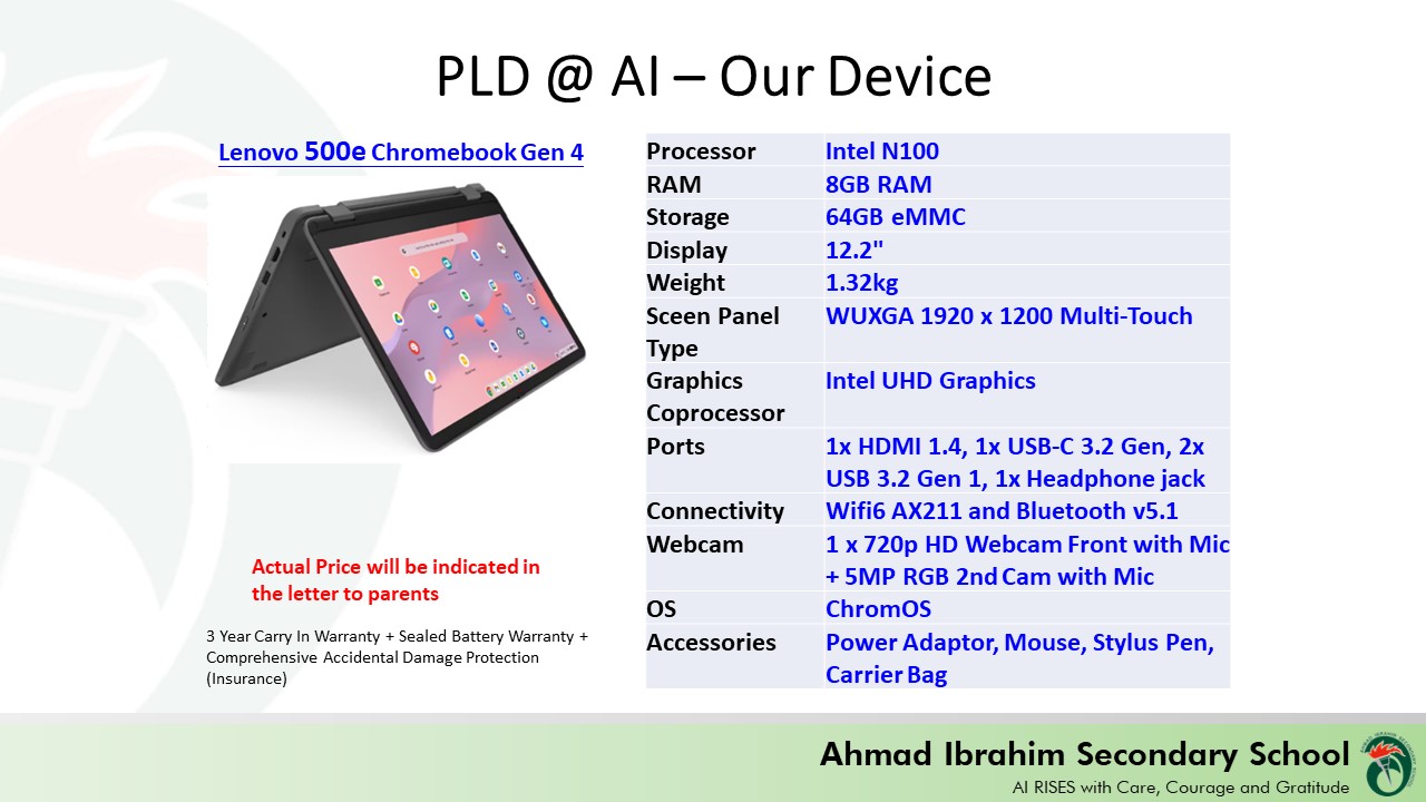 Personalised Learning Device Programme (PLD)
